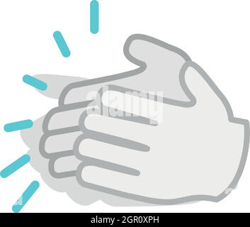 Applause. People hands clapping. Cheering hands, ovation and business success vector concept ...