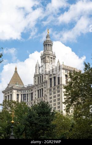 Municipal Building and U.S. Courthouse, Lower Manhattan, NYC, USA Stock ...
