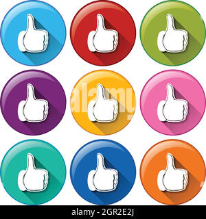 Hand holding approve sign. Green tick. Vector illustration Stock Vector Image & Art - Alamy