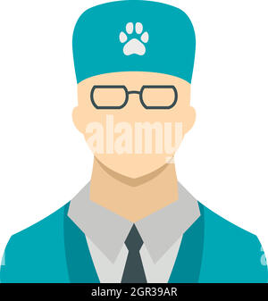 Veterinarian doc examining dog flat color vector illustration Stock ...