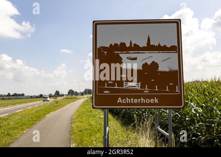 Dutch province county name depicted on its perimiter borders Stock ...