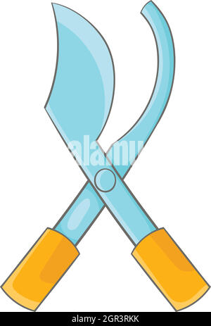 Pruner icon in cartoon style Stock Vector Image & Art - Alamy