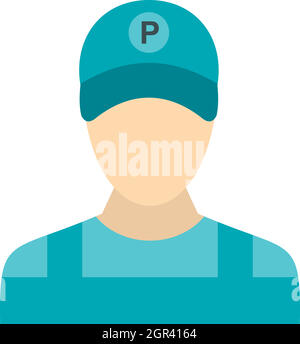 Man valet icon, flat style Stock Vector Image & Art - Alamy