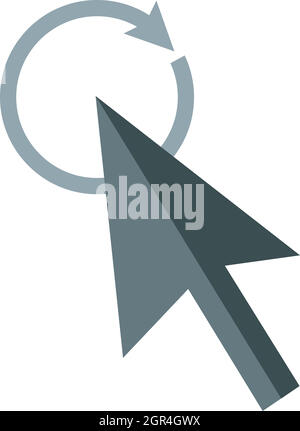 arrow Update web icon. flat design. Seamless pattern. Vector EPS10 ...