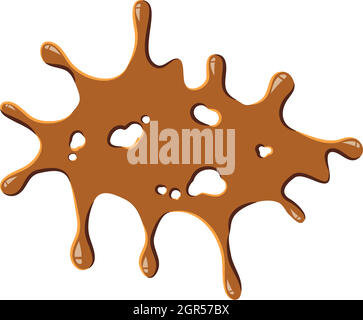 Caramel stain icon Stock Vector Image & Art - Alamy