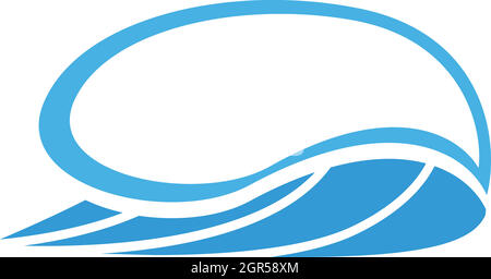 High sea wave icon, simple style Stock Vector Image & Art - Alamy