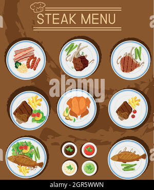 Different types of meats Stock Vector Image & Art - Alamy