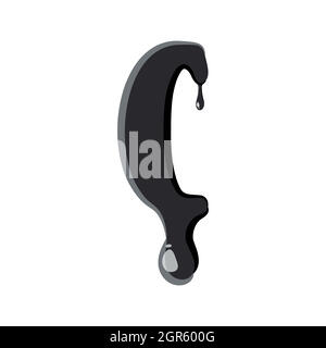 Left round bracket isolated on white background Stock Vector Image ...