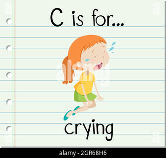 Flashcard letter T is for tears Stock Vector Image & Art - Alamy