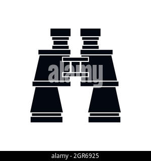 Binoculars icon, simple style Stock Vector Image & Art - Alamy