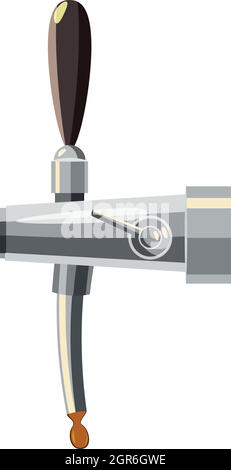 Beer tap icon, cartoon style Stock Vector Image & Art - Alamy