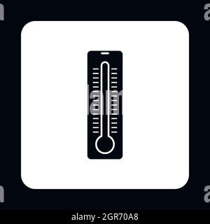 Thermometer icon, simple style Stock Vector Image & Art - Alamy