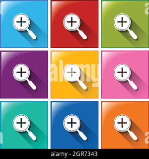 Addition sign icons Stock Vector Image & Art - Alamy