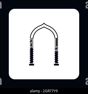 Eastern arch icon, simple style Stock Vector Image & Art - Alamy