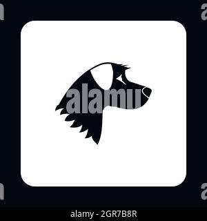 Dog Simple vector icon. Modern, simple flat vector illustration for web ...