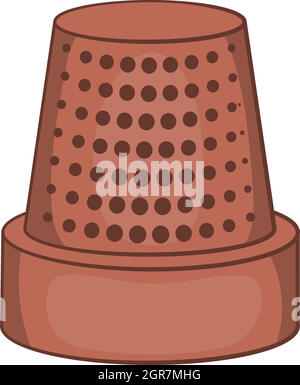 Thimble icon, cartoon style Stock Vector Image & Art - Alamy