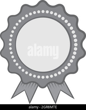 Digital badge certified information technology qualification template. Logo certificate with ...