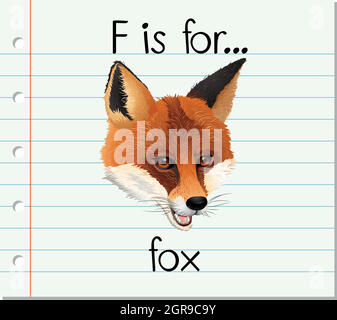 fox animal alphabet Stock Vector Image & Art - Alamy