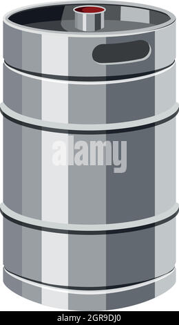 Metal beer keg cartoon icon Stock Vector Image & Art - Alamy
