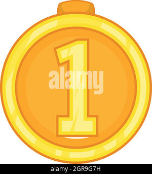 First place medal cartoon Stock Vector Image & Art - Alamy