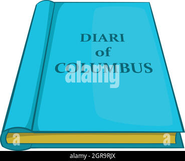 Writing a diary isolated cartoon vector illustration. Happy cute lady ...
