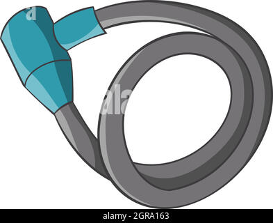 sport bicycle lock cartoon vector illustration Stock Vector Image & Art ...