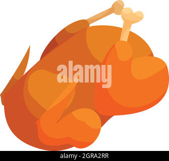 Fried chicken icon, cartoon style Stock Vector Image & Art - Alamy