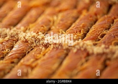 Close up of delicious baklava at a hotel buffet Stock Photo - Alamy