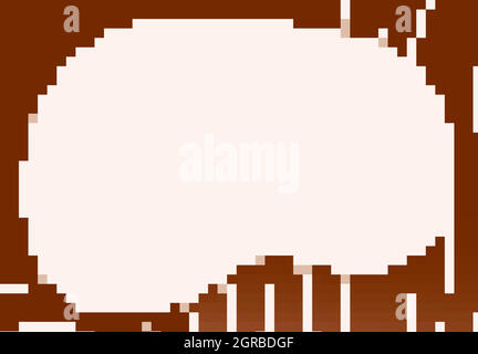 Round frame on zebra patterns background illustration Stock Vector ...