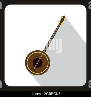 Dutar icon, flat style Stock Vector Image & Art - Alamy