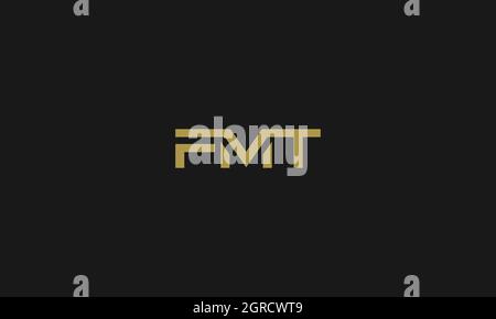 LETTERS FMT LOGO DESIGN WITH NEGATIVE SPACE EFFECT FOR ILLUSTRATION USE ...