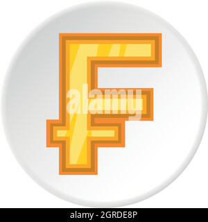 Sign frank icon, cartoon style Stock Vector Image & Art - Alamy