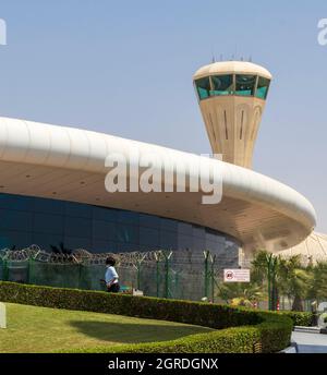 Air Traffic Control Tower at Dubai Airport United Arab Emirates Set ...