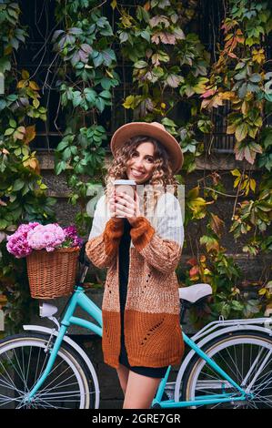 Beautiful bouquet of flowers on street flower vendor Stock Photo - Alamy