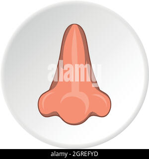 Skin nose surgery icon cartoon vector. Bone anatomy. Nasal plastic ...