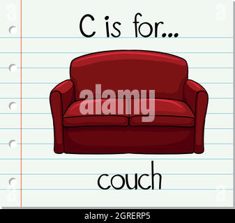Flashcard letter S is for seat Stock Vector Image & Art - Alamy