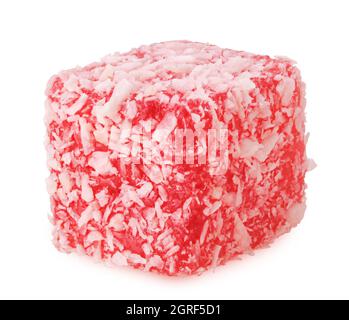 slice of fresh coconut flakes in a bowl on a table Stock Photo - Alamy