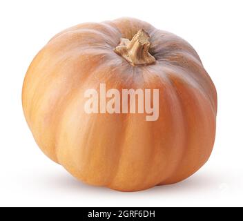 Yellow pumpkin vegetable isolated on white background Stock Photo - Alamy