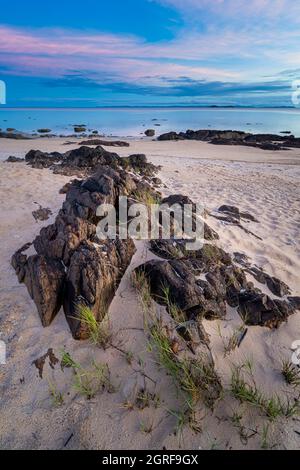 Alau Beach in early morning light, Alau Beach Campground, Umagico, Cape ...