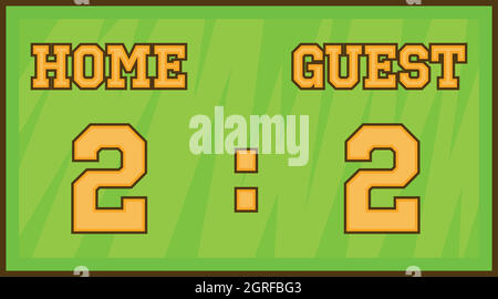 Scoreboard icon, cartoon style Stock Vector Image & Art - Alamy