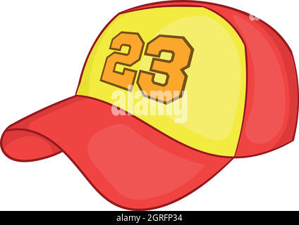 baseball cap white cartoon illustration Stock Vector Image & Art - Alamy