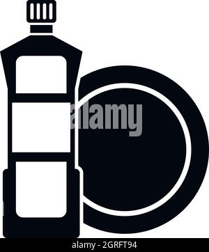 porcelain bottle utensil crockery icon Stock Vector Image & Art - Alamy