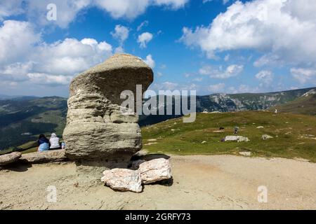 Romania, Transylvania, Busteni, mount Bucegi, natural park, the sphinx ...