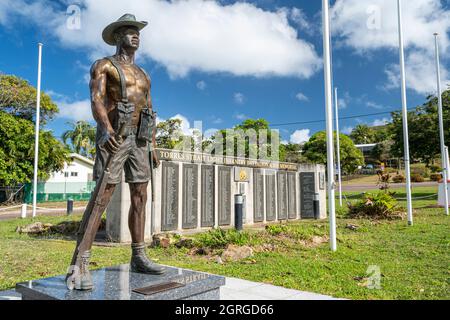Torres Strait Light Infantry Battalion and Anzac Memorial at Thursday ...