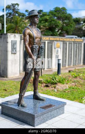 Torres Strait Light Infantry Battalion and Anzac Memorial at Thursday ...