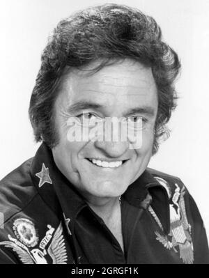 JOHNNY CASH (1932-2003) Promotional photo of American singer and ...