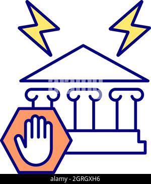 Business liquidation isolated cartoon vector illustrations se Stock ...