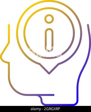 Staying well informed linear icon Stock Vector Image & Art - Alamy