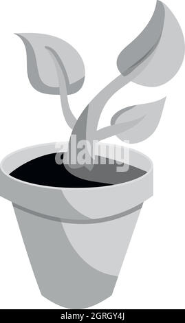 pot icon black vector illustration Stock Vector Image & Art - Alamy