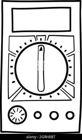 Ammeter. Outline icon Stock Vector Image & Art - Alamy